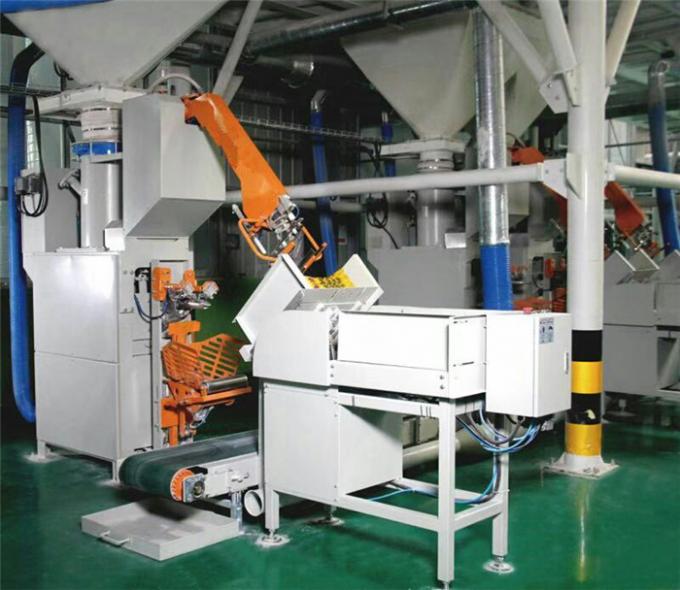เครื่องบรรจุถุงปูนแห้ง 50 Kg 25 Kg 40 Kg Impeller Packer